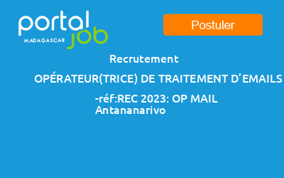Emploi - Recrutement OPÉRATEUR(TRICE) DE TRAITEMENT D’EMAILS -réf:REC ...