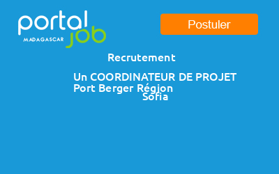 Emploi - Recrutement Un COORDINATEUR DE PROJET a Port Berger Région ...