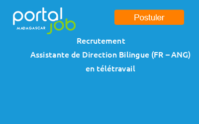 Emploi - Recrutement Assistante de Direction Bilingue (FR – ANG) en ...