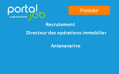 Emploi - Recrutement Directeur des opérations immobilier-réf: DOP-TNN ...