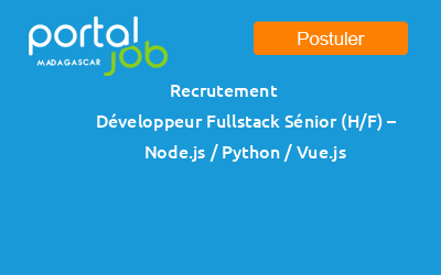 Emploi - Recrutement URGENT - Développeur Fullstack Sénior – Node.js ...